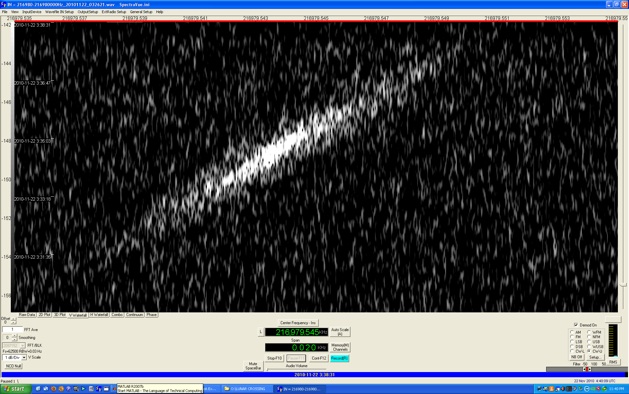 Lunar Imaging using US Airforce Space Surveillance System Radar